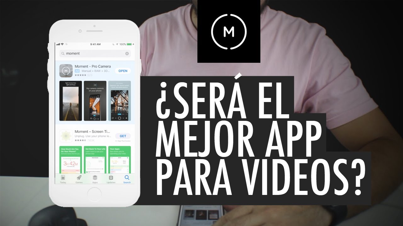 Moment App para Fotografía y Videos - Abriendo el App y detalles ...