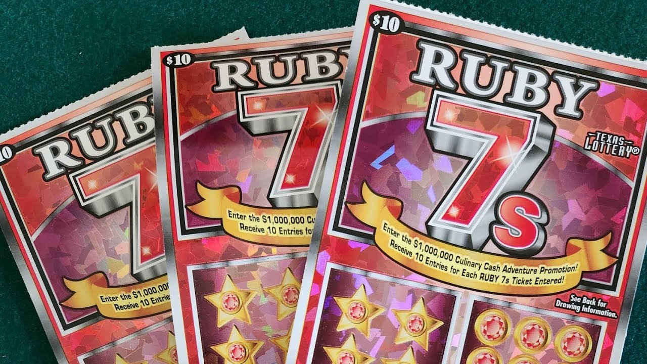 $$ Ruby 7s!!! Texas Lottery Scratch Ticket Winner!! - YouTube