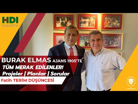 Başkan Burak Elmas Ajans 1905'te | Galatasaray'ın Geleceği | Projeler | Planlar | Fatih Terim