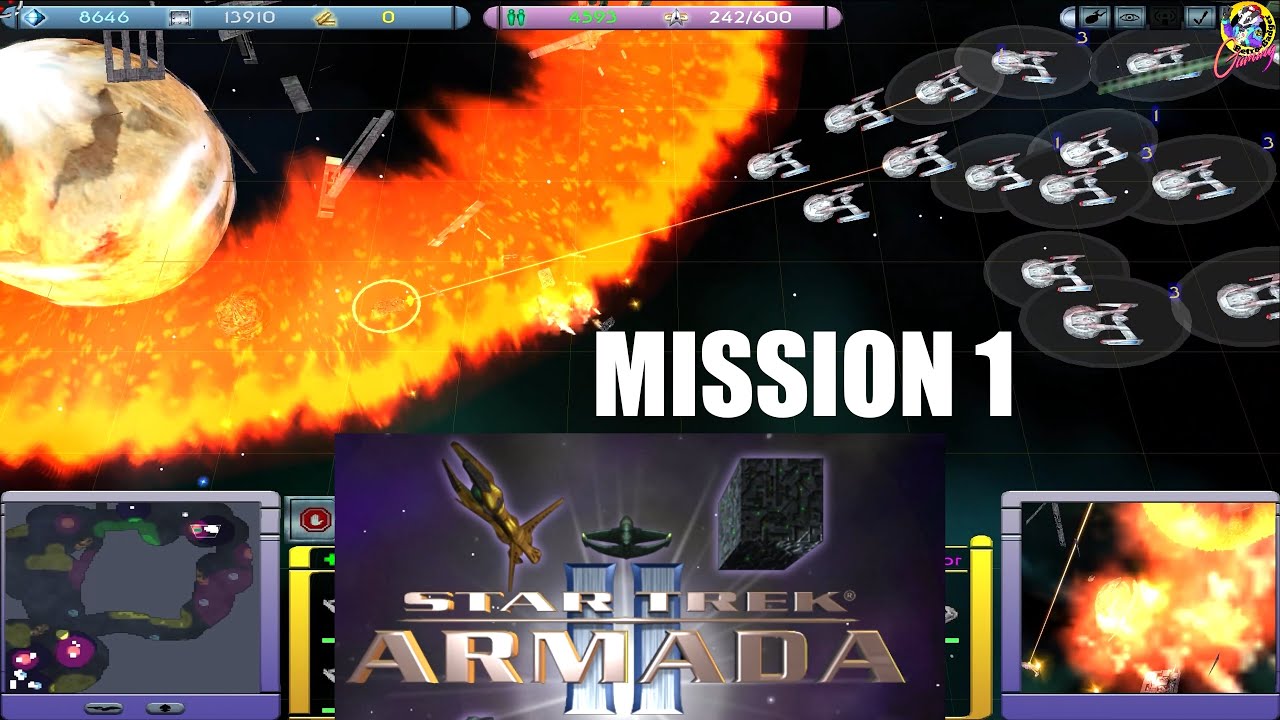 Star Trek Armada 2 "Invasion" Playthrough Mission 1 - Full Commentary ...