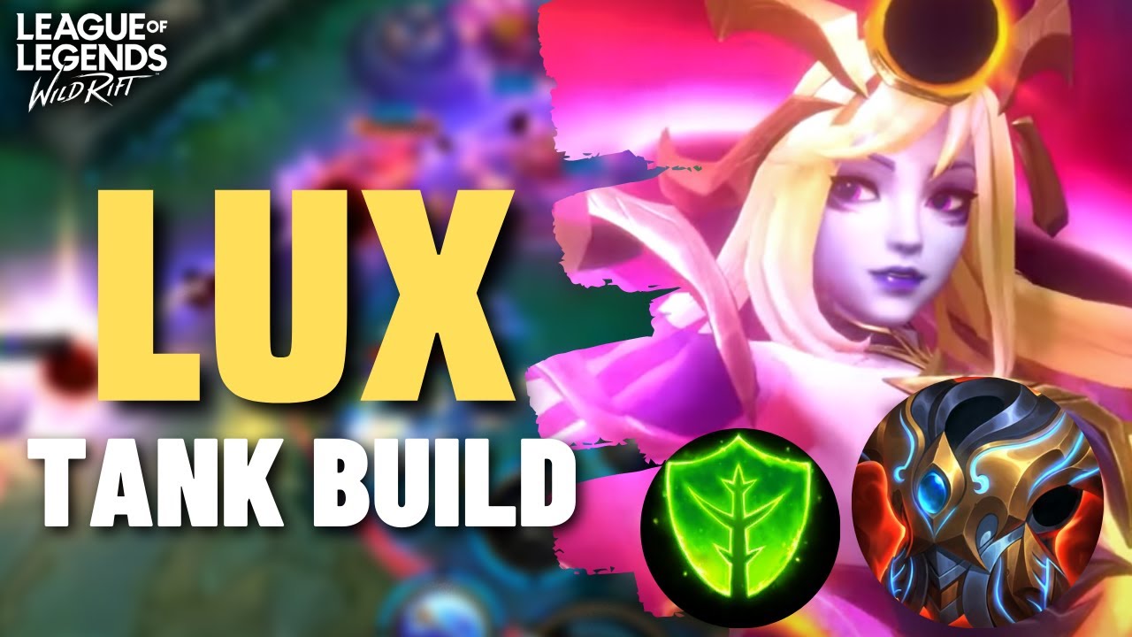 Trying Dark Cosmic Lux but with a Tank Build! | Wild Rift - YouTube