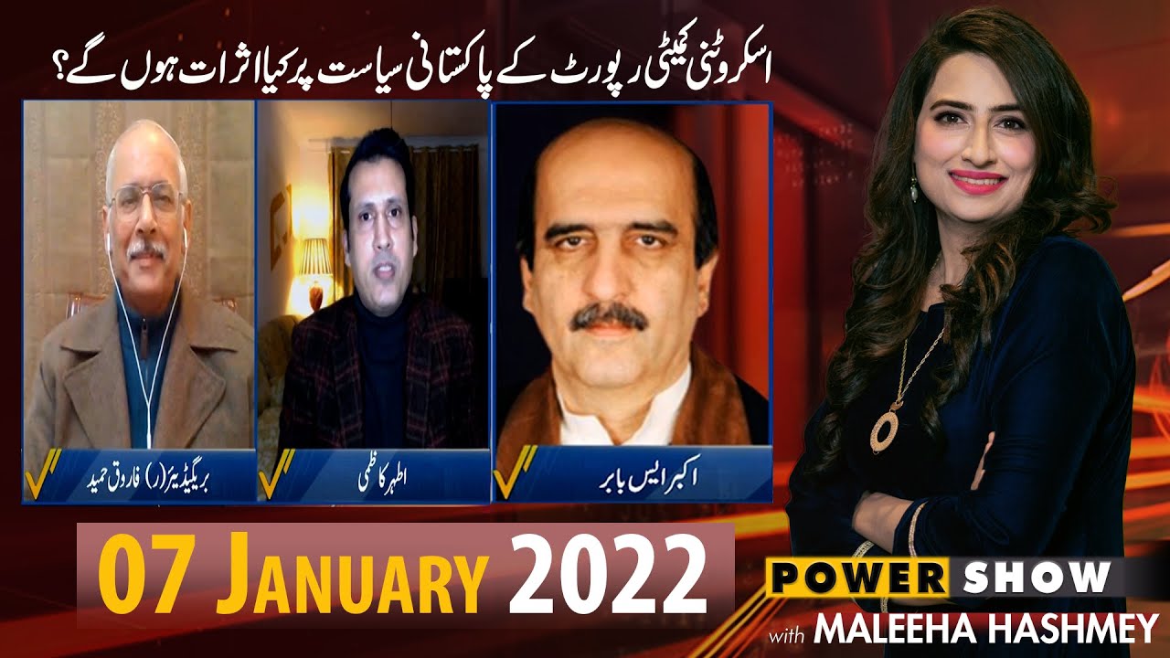Power Show With Maleeha Hashmey | Akbar S Babar | Ather Kazmi | Brig (R ...
