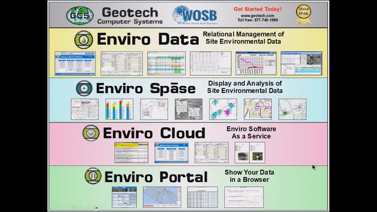 Geotech's Enviro Data Environmental Database Management System - YouTube