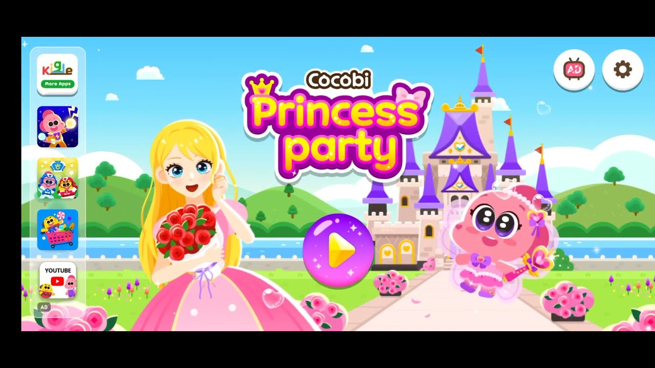 Playing a new game by cocobi princess party 🤩🥳 - YouTube