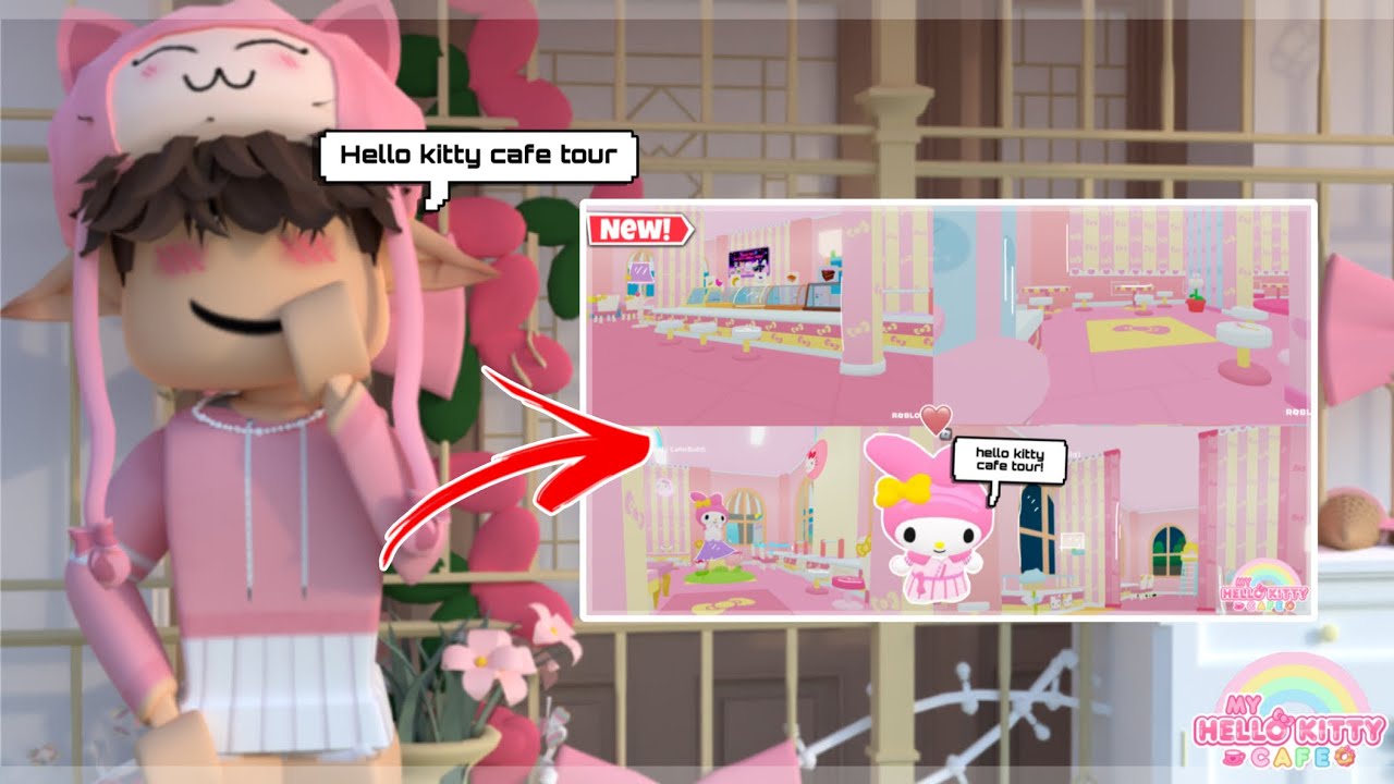 *CUTE* HELLO KITTY CAFE | Speed Build and Tour | NO VIP Floor 1 | My ...