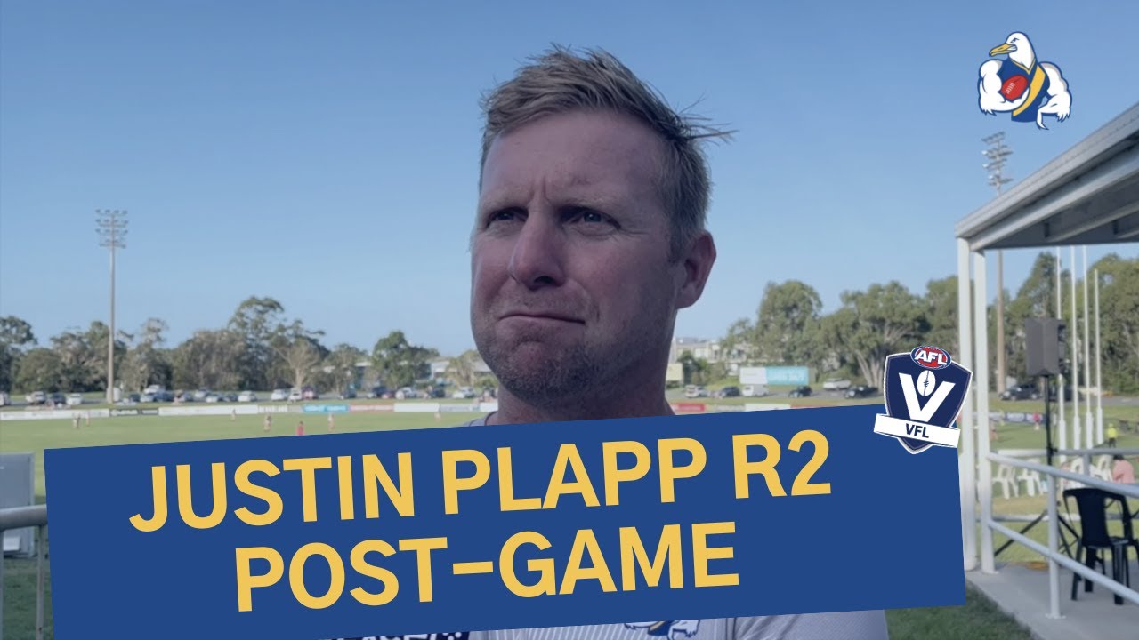 Justin Plapp Post-Match | Round 2 vs Southport - YouTube