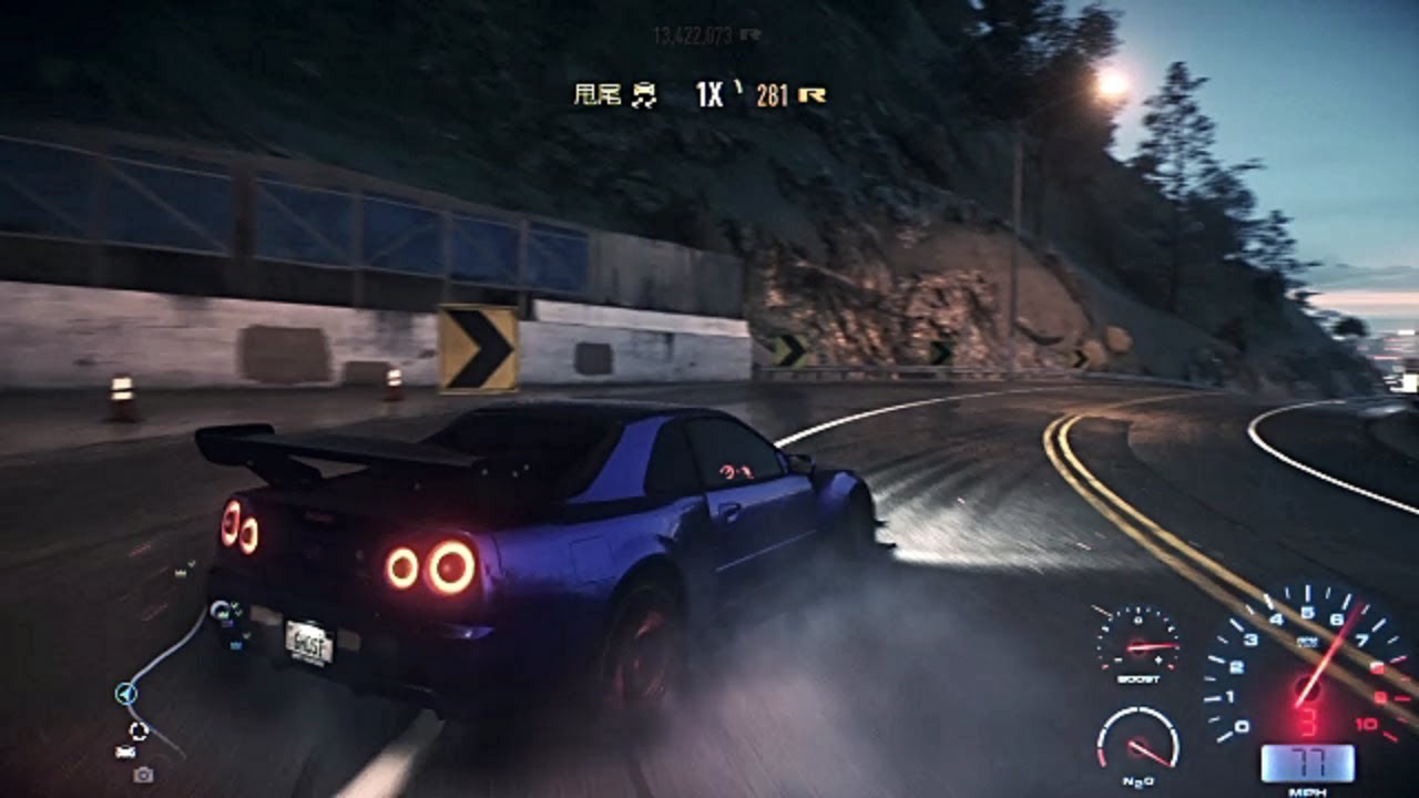 PS4 Need for Speed GTR R34 - YouTube