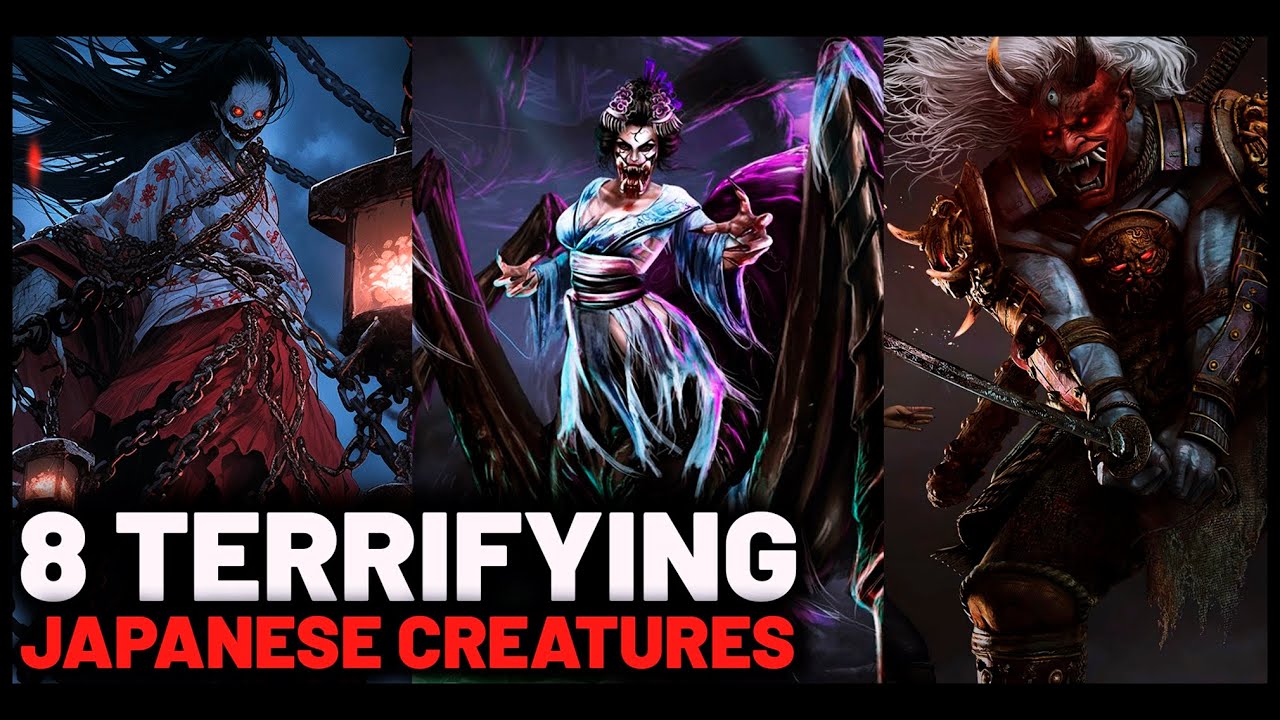 8 TERRIFYING JAPANESE CREATURES - YouTube