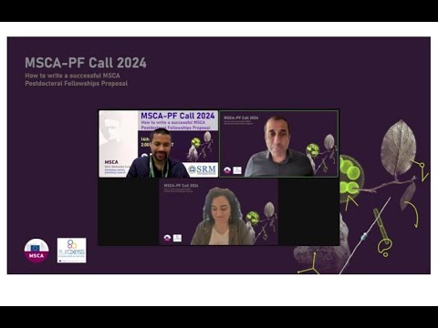 Webinar: MSCA-Postdoctoral Fellowships 2024 - "How to write a ...