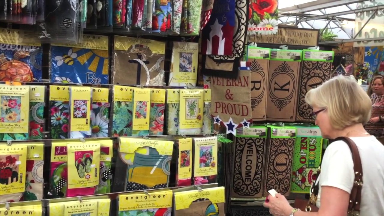 Evergreen Flag Shop Wall Display System - YouTube