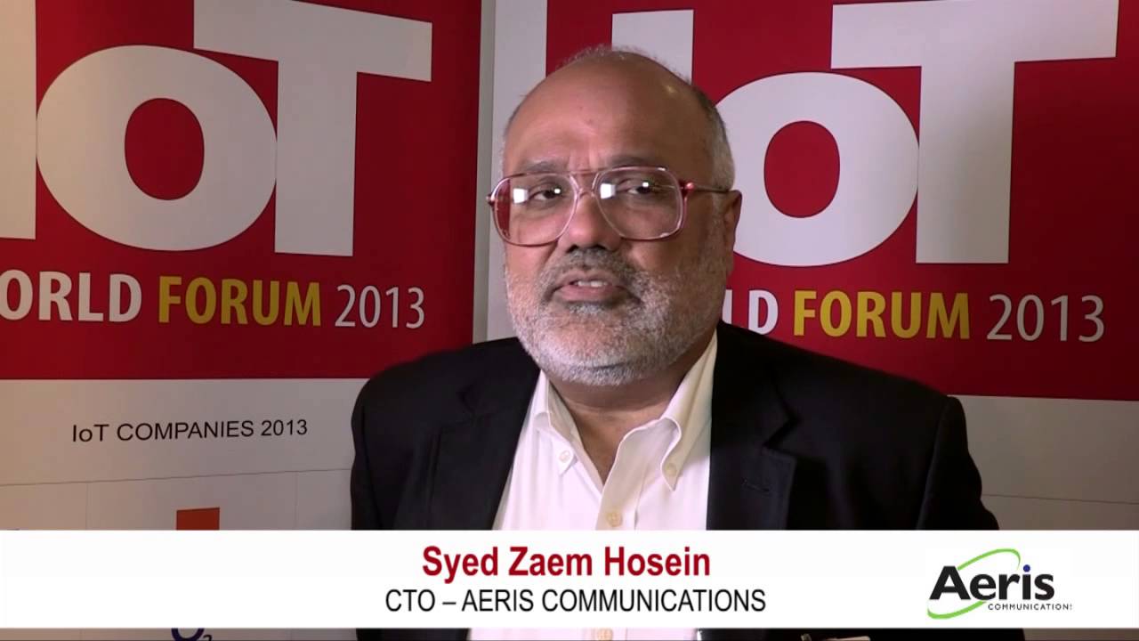 Syed Zaeem Hosein, Aeris Communications CTO Interview - IOT World Forum ...