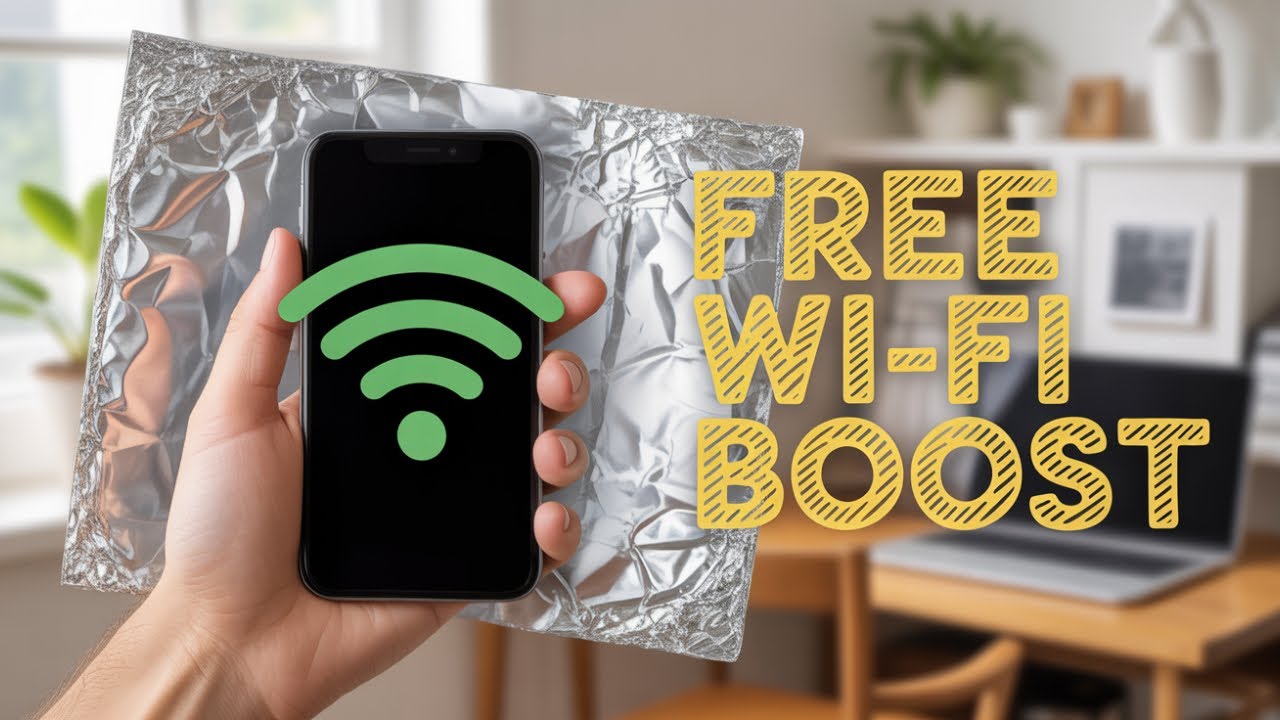Boost Wi Fi with a Foil Reflector (is it possible?) - YouTube