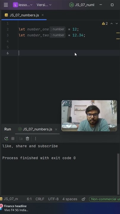 No Integer Or Float Datatype In Javascript Coding Javascript