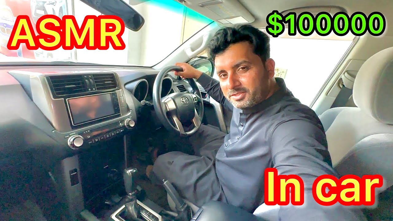 ASMR in $100000 car | ASMR in Land Cruiser suv - YouTube