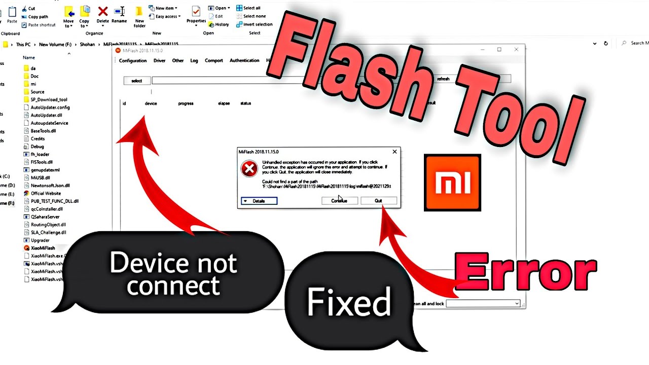 Mi flash tool device not connect and driver update failed problem fixed ...