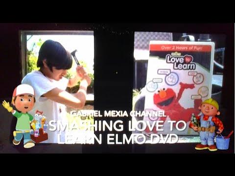 Smashing Love to Learn Elmo / part 2 of destroying 8 movies video by ...