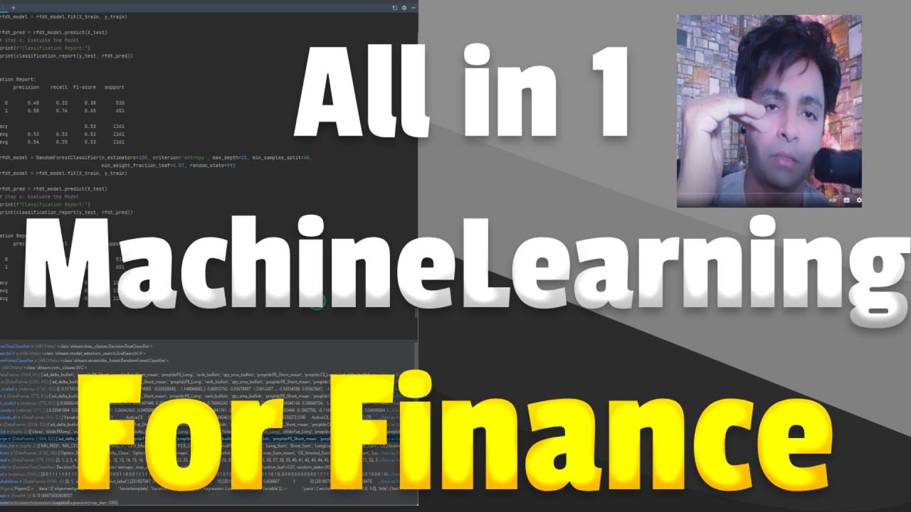 Machine Learning Tutorial for Finance | All non-neural models - YouTube