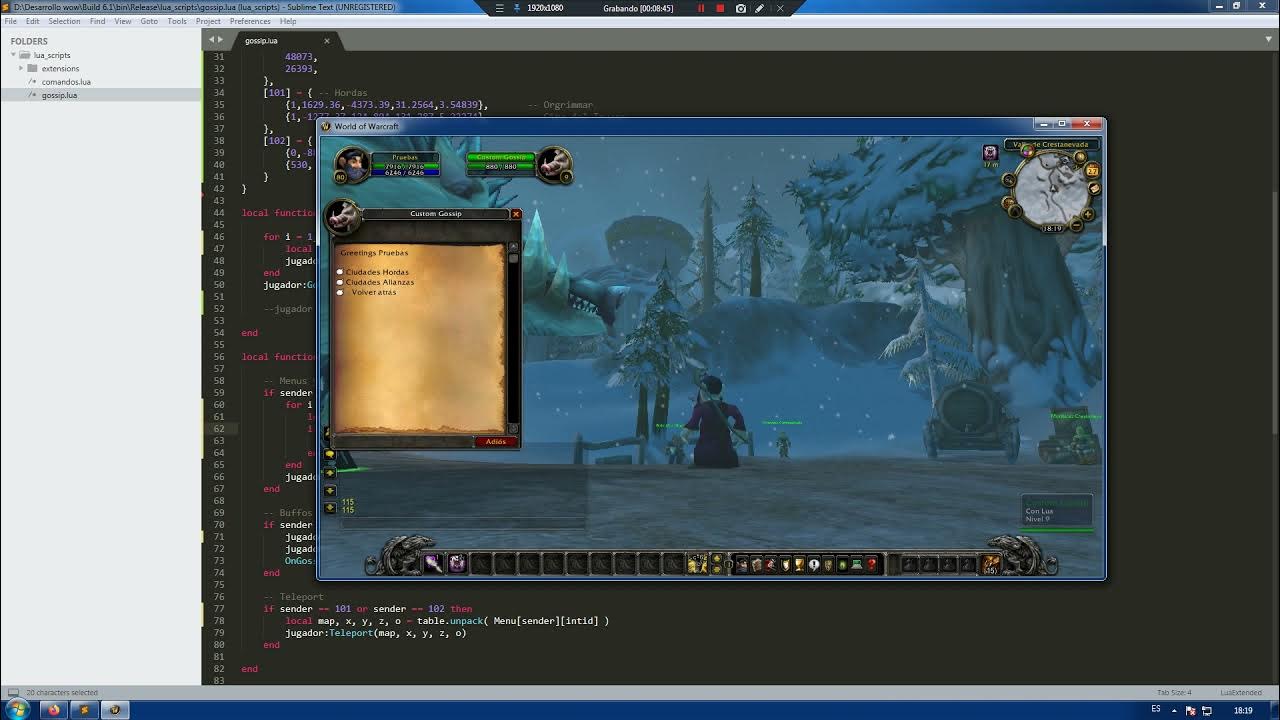 Tutorial de Scripts Lua #13 Menu de Criaturas Gossip 005 - YouTube