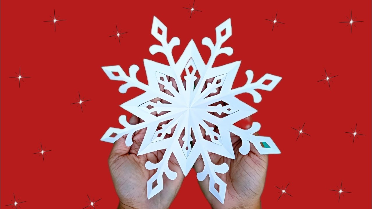 How To Make Snowflakes Out Of Paper | Paper Snowflake | Christmas ...
