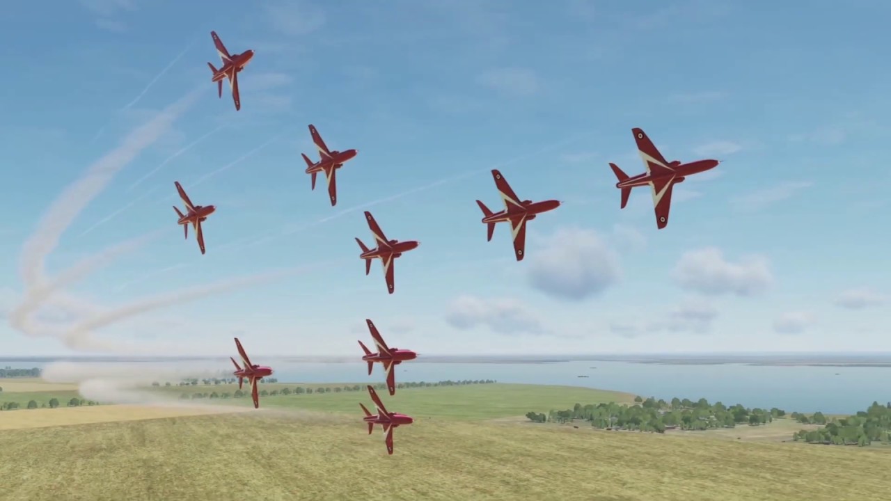 The Virtual Red Arrows at the Virtual Air Tattoo! - YouTube