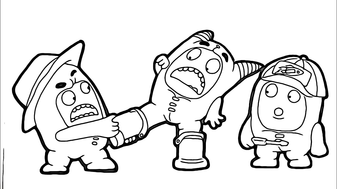 How to draw oddbods | oddbods coloringpages | oddbods coloring ...