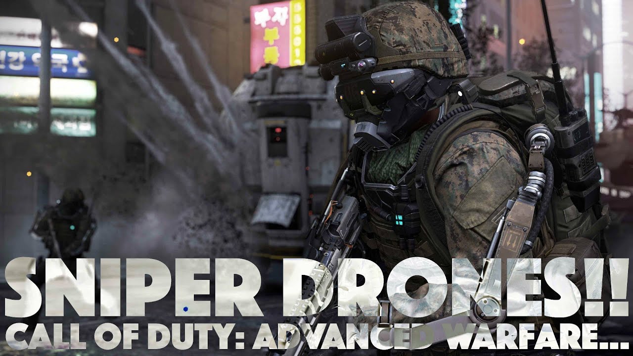 Call of Duty Advanced Warfare-Sniper drone - YouTube