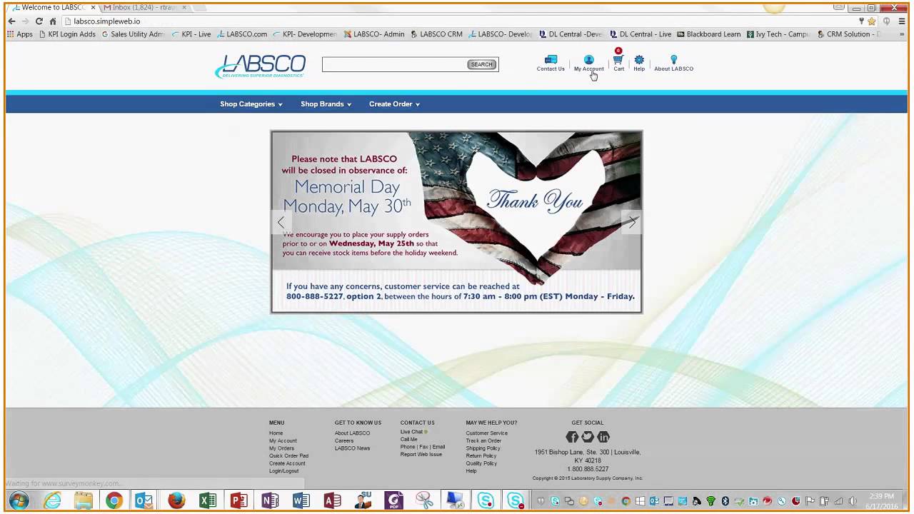 LABSCO.com Suspended Orders - YouTube