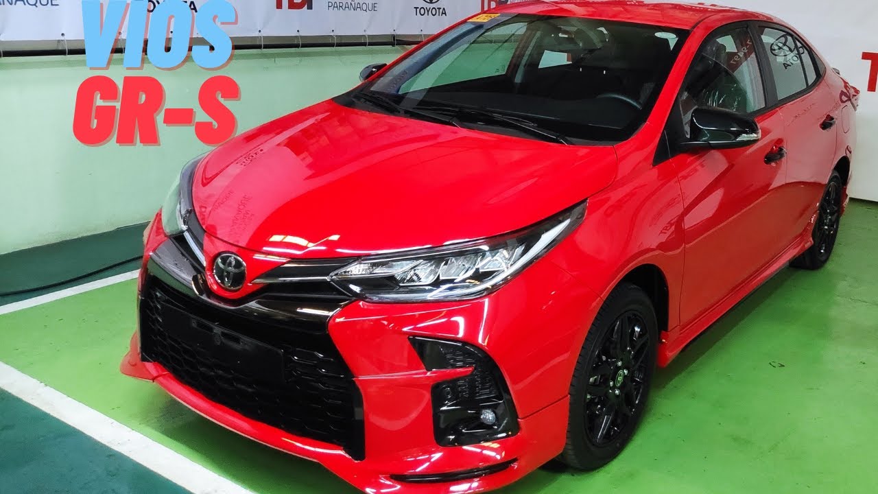 NEW TOYOTA VIOS GR-S 1.5 SUPER RED 2022 - YouTube