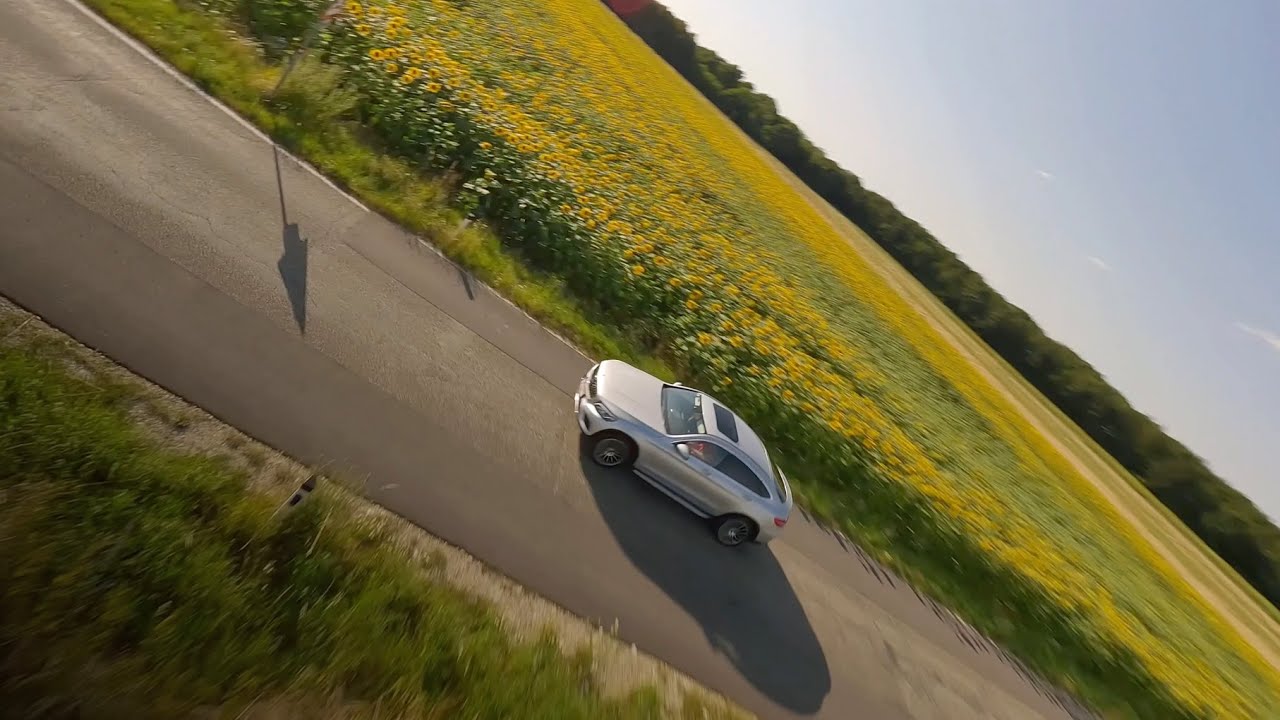 A FPV Drone, a Car and a GoPro - FPV Chasing - YouTube