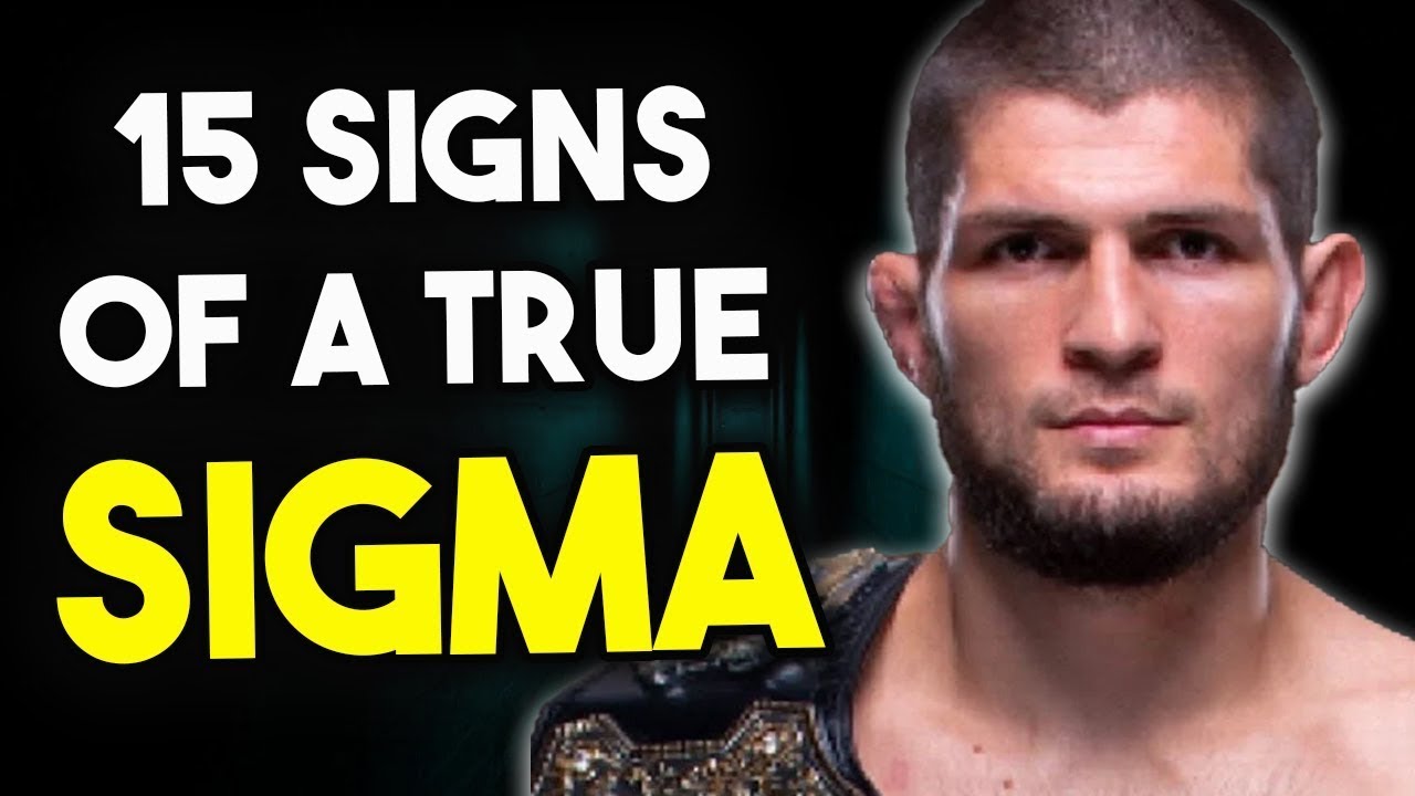 15 Signs You're a True Sigma Male - YouTube