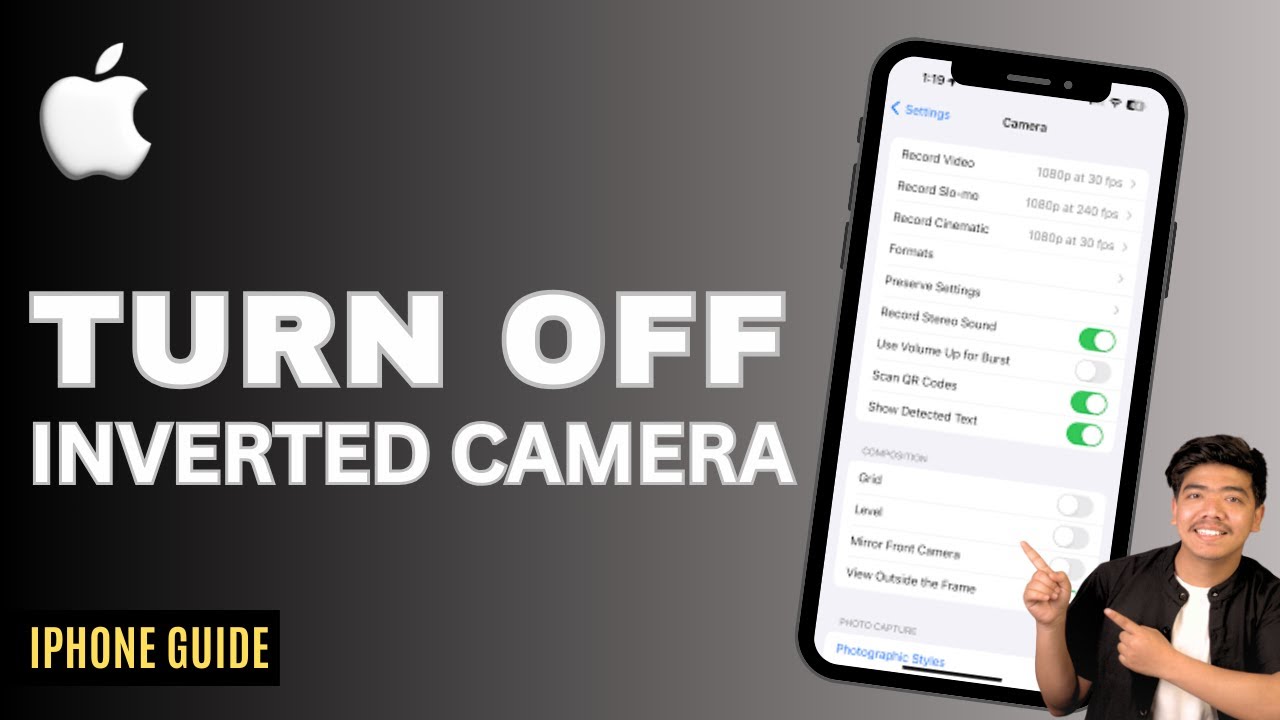 How To Turn Off Inverted Camera On iPhone - Step By Step Guide - YouTube