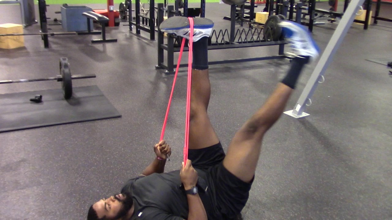 EricCressey.com: J-Band Assisted Leg Lowering - YouTube