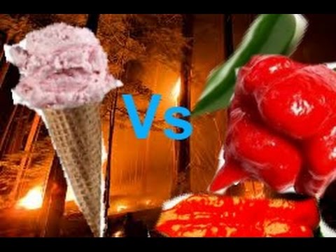 Ice Cream VS Hot Peppers (Google doodle: scoville scale pepper game)