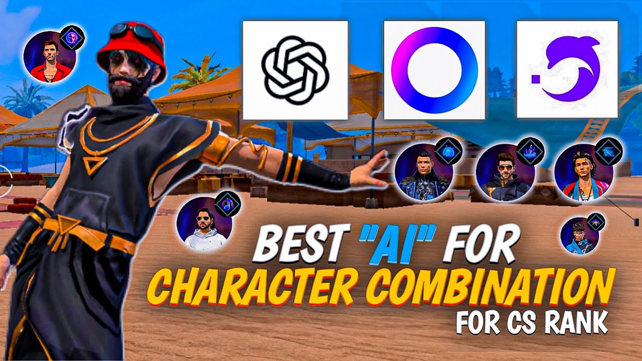 Finding the best "Ai" for free fire charecter combination for cs rank ...