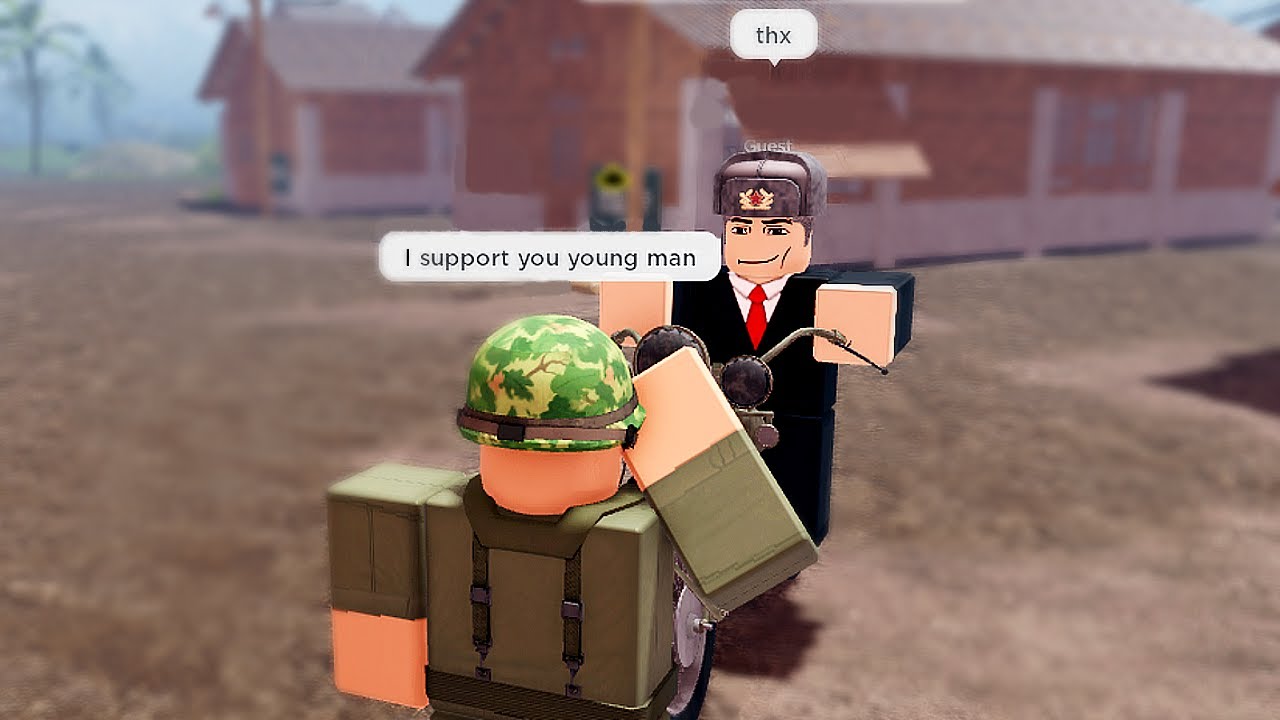 Soviet Guy Infiltrating US Military Base in VIETNAM... (Roblox) - YouTube