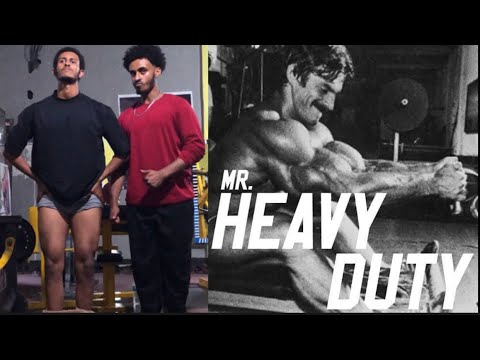 I tried Mike mentzer leg workout 🥵 high intensity training (one set ...
