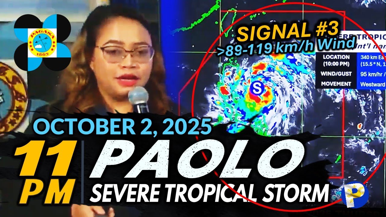 Bagyong Paolo SEVERE Tropical Storm Signal #3 sa Aurora, Quirino ...