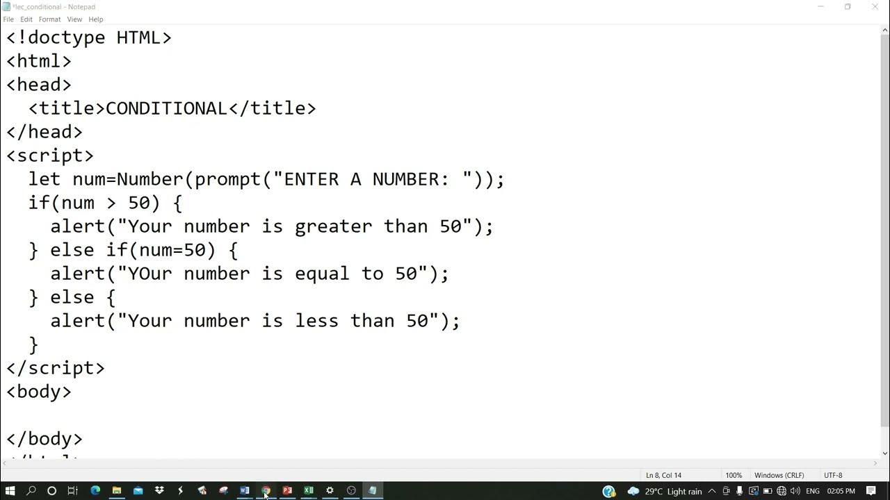 Javascript Conditional Tagalog Youtube