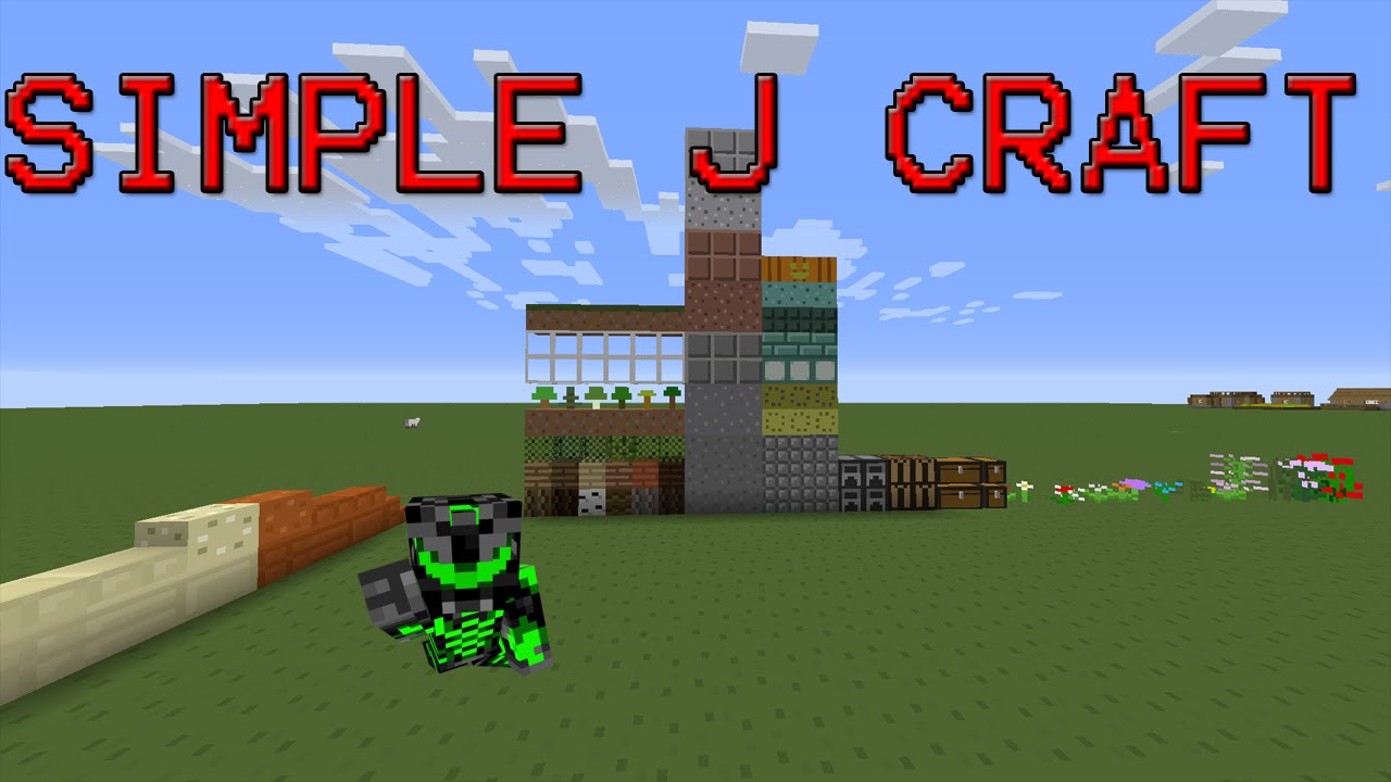 REVIEW SIMPLE J CRAFT (minecraft 1.8) - YouTube