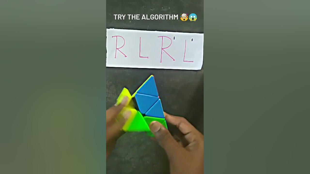 Try the algorithm and solve your pyraminx cube 😱🤯 | #shorts #viral #cube #algorithm - YouTube