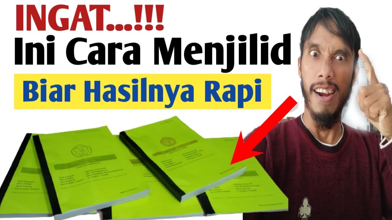 Cara menjilid yang benar, perhatikan ini saat melakukan penjilidan ...