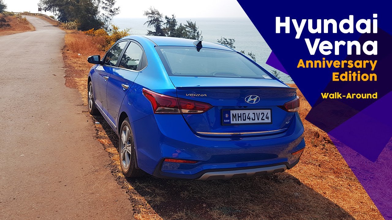 2018 Hyundai Verna Anniversary Edition - Marina Blue Walk-Around ...