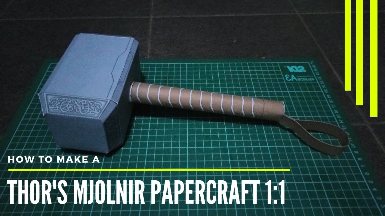 PAPERMAU: Thor's Hammer Paper Model In 1/1 Scale By, 56% OFF