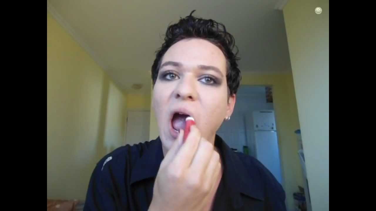 Tutorial : Maquiagem inspirada Adam Lambert ( Makeup inspired) - YouTube