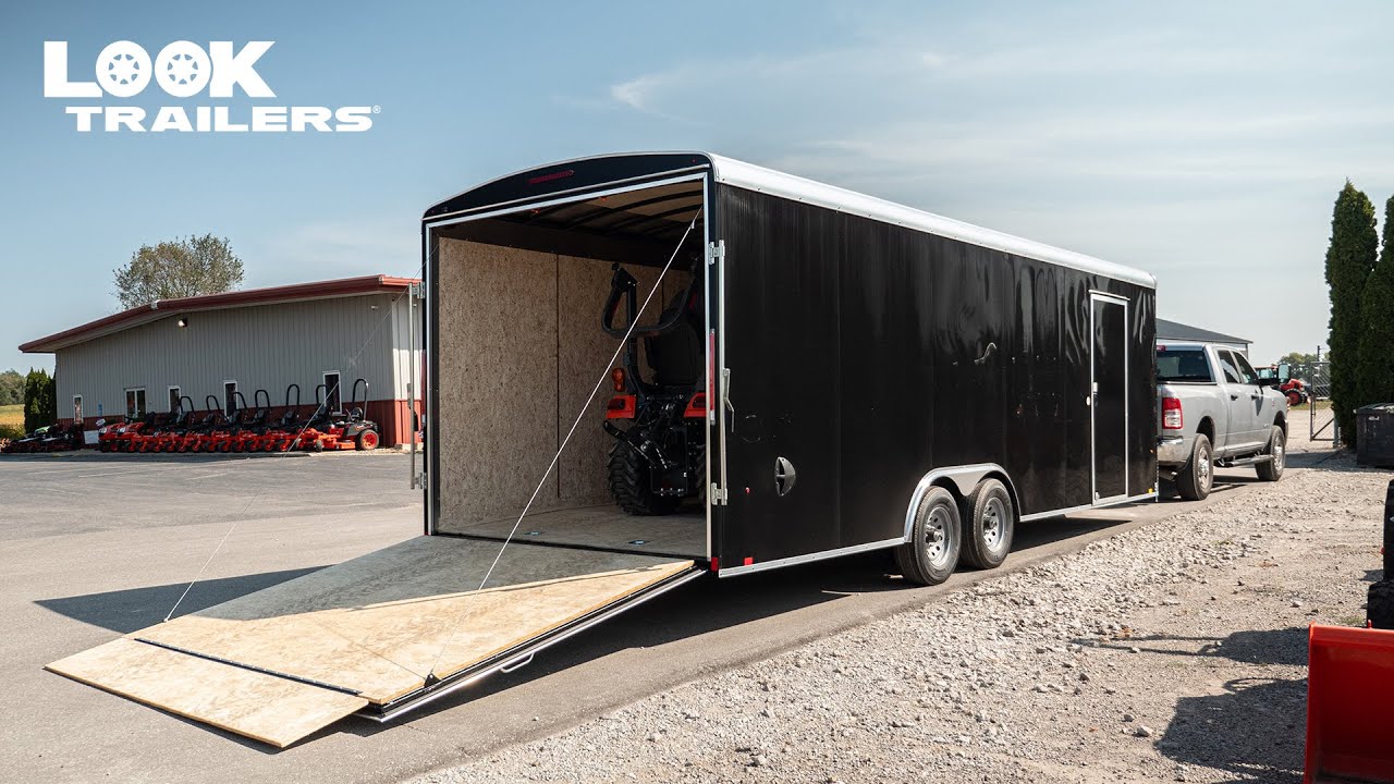 Element SE Round Top Car Hauler | Lifestyle | LOOK Trailers - YouTube