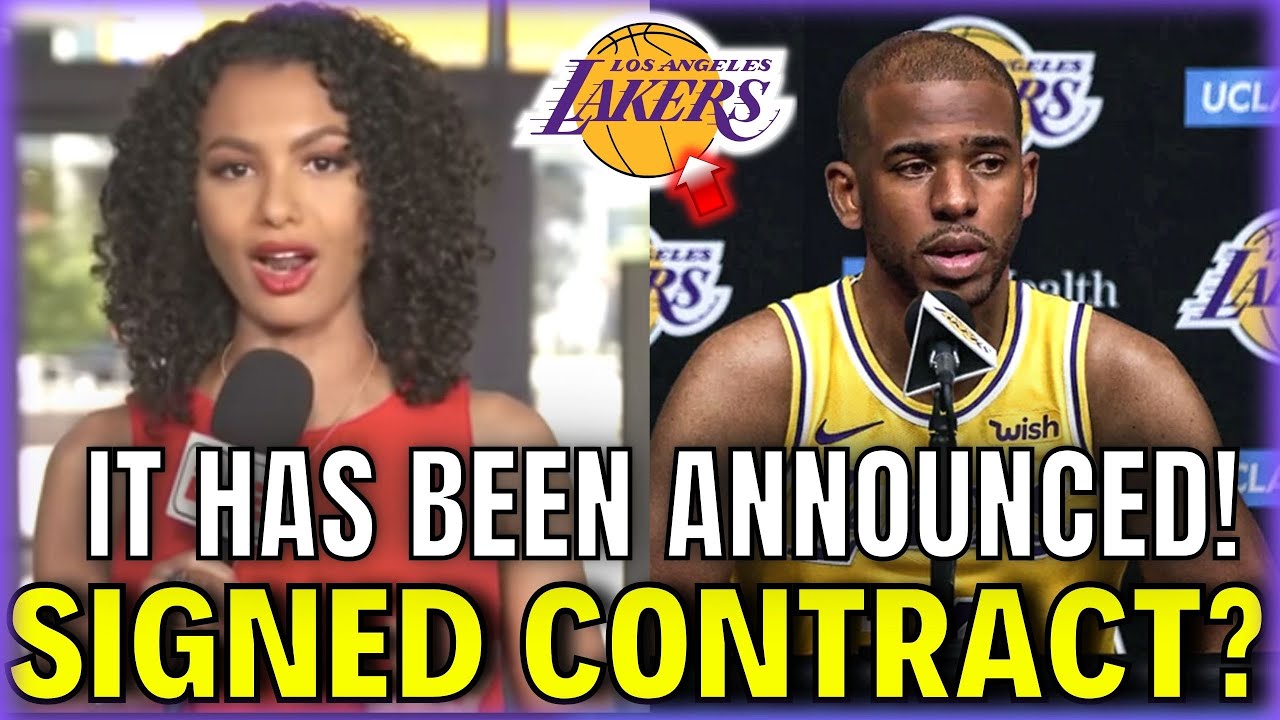 NBA EXPLOSION! Chris Paul makes an amazing decision!! TODAY'S LAKERS ...