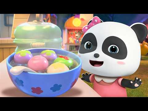 Sweet Rice Balls Song | Yummy Chinese Food | Nursery Rhymes | Kids Songs | Baby Cartoon | BabyBus