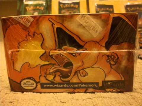 green wing charizard base set booster box - YouTube