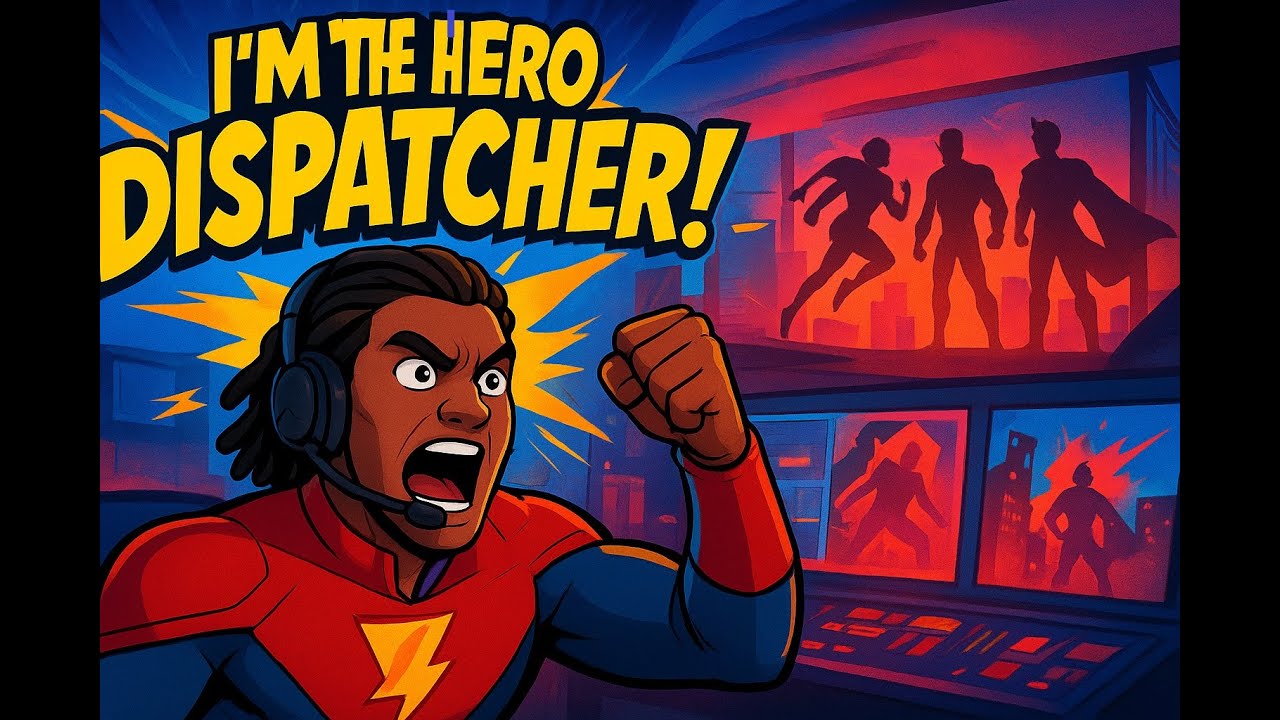 Saving the City… From My Desk?! | Dispatch Superhero Sim 18+ (4) - YouTube