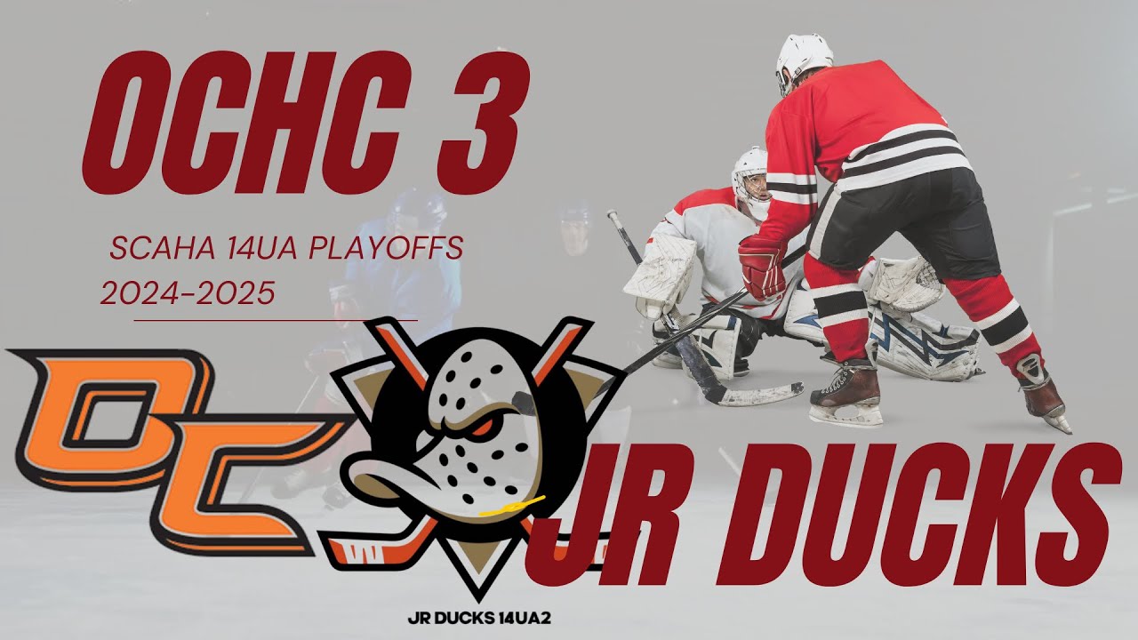SCAHA Playoffs 14uA OCHC 3 vs Jr Ducks 2 Mar 9 - YouTube